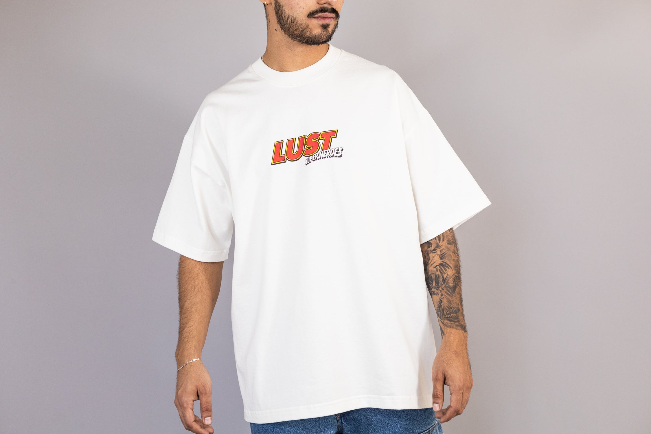 Lust Brand x Marvel Captain America Tee - LBXMVLCA-086